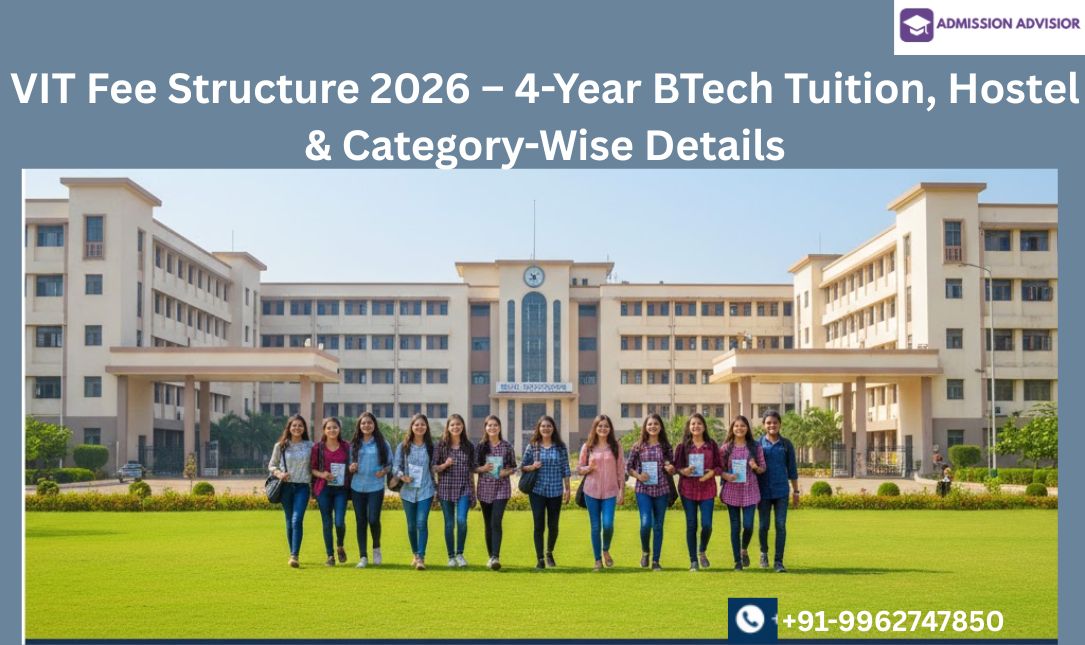 VIT Fee Structure 2026 – 4-Year BTech Tuition, Hostel & Category-Wise ...